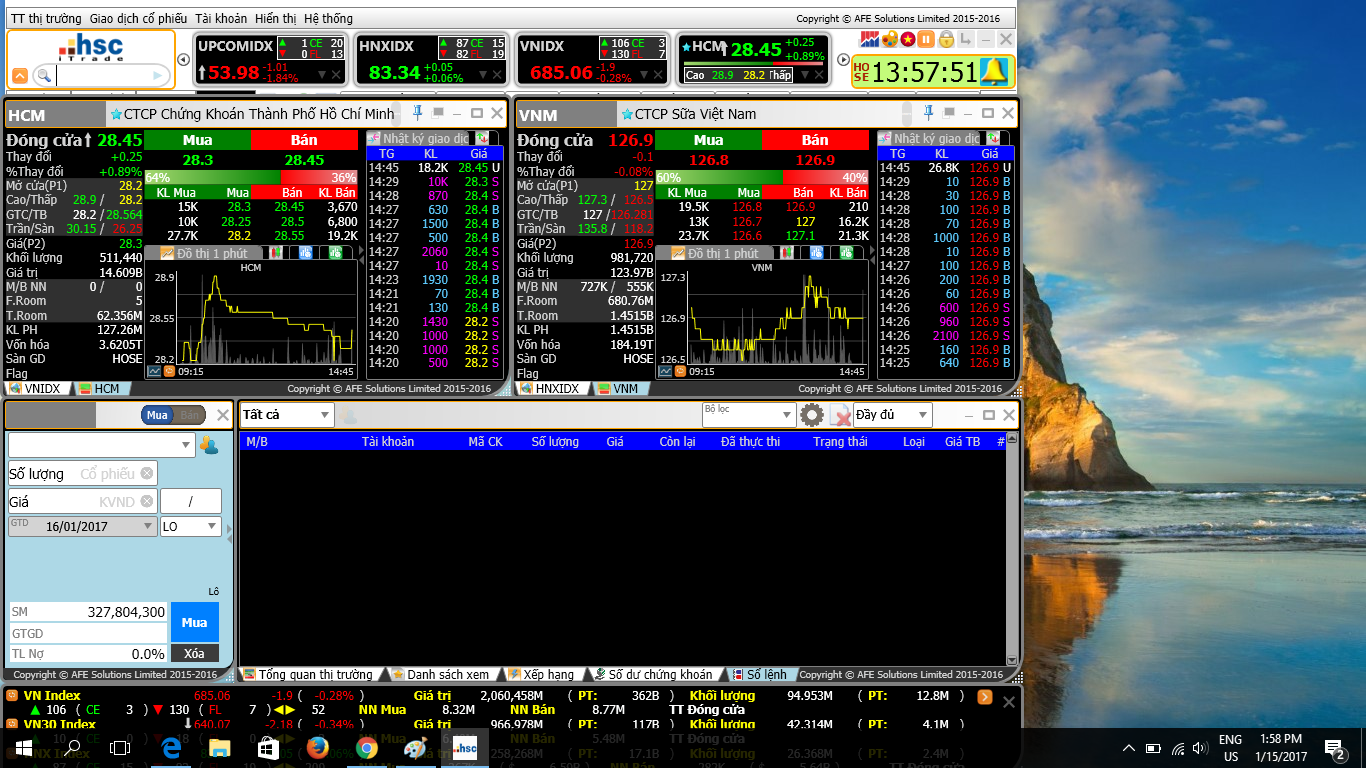 Hướng dẫn đăng nhập vào tài khoản trực tuyến HSC iTrade