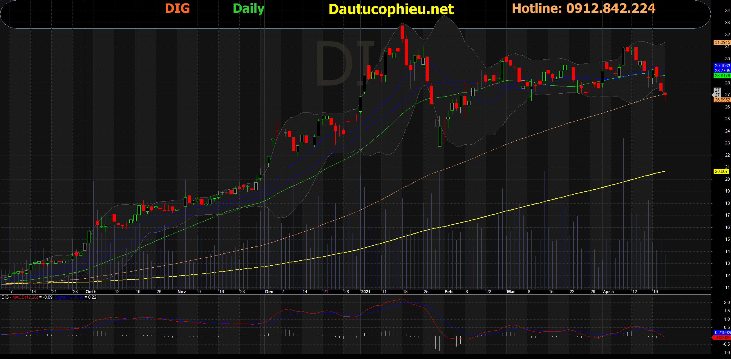 Cập nhật cổ phiếu DIG - Kế hoạch LN tăng trưởng mạnh trong năm 2021